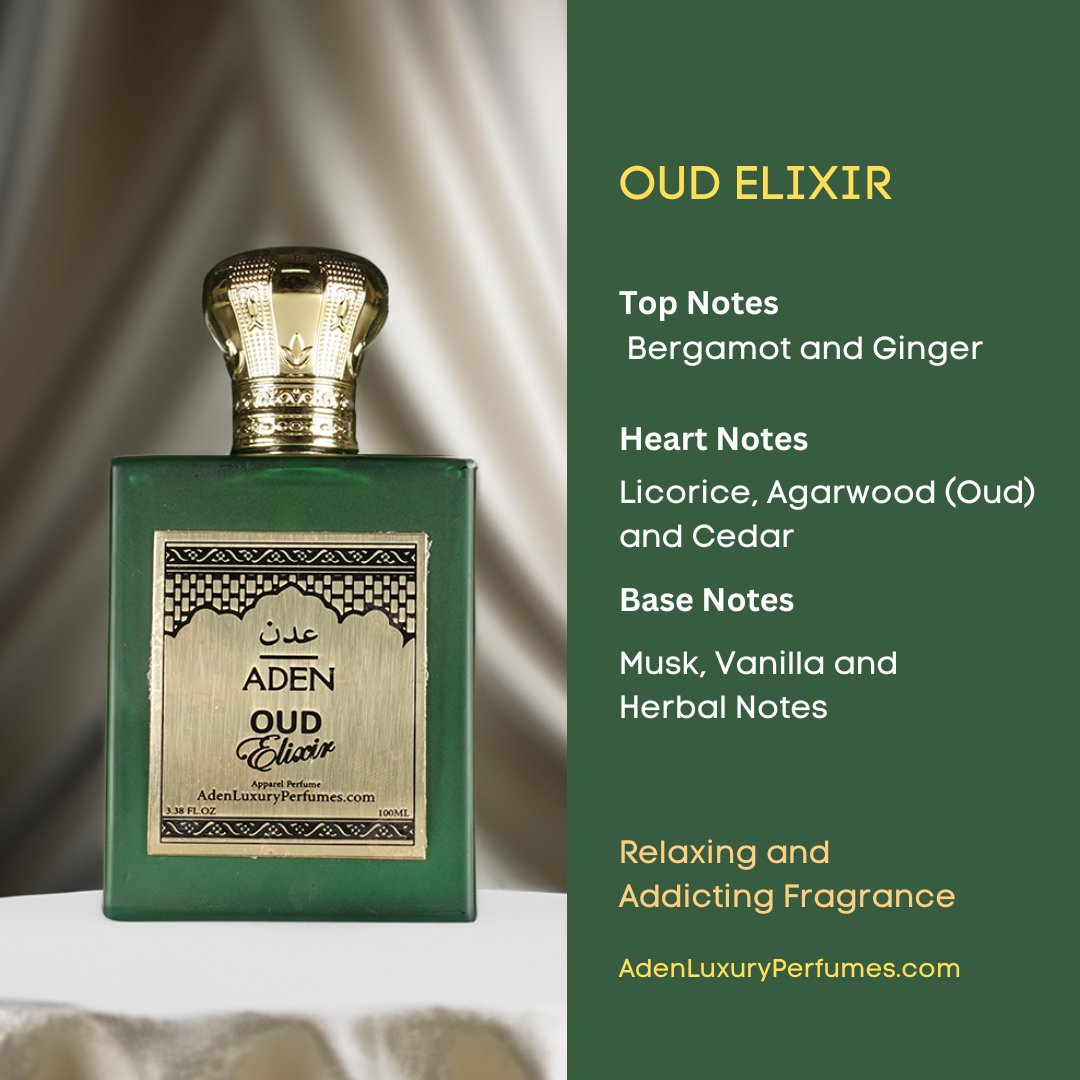 Oud Elixir | Woody Spicy Fusion Fragrance | 100ml – AdenLuxuryPerfumes