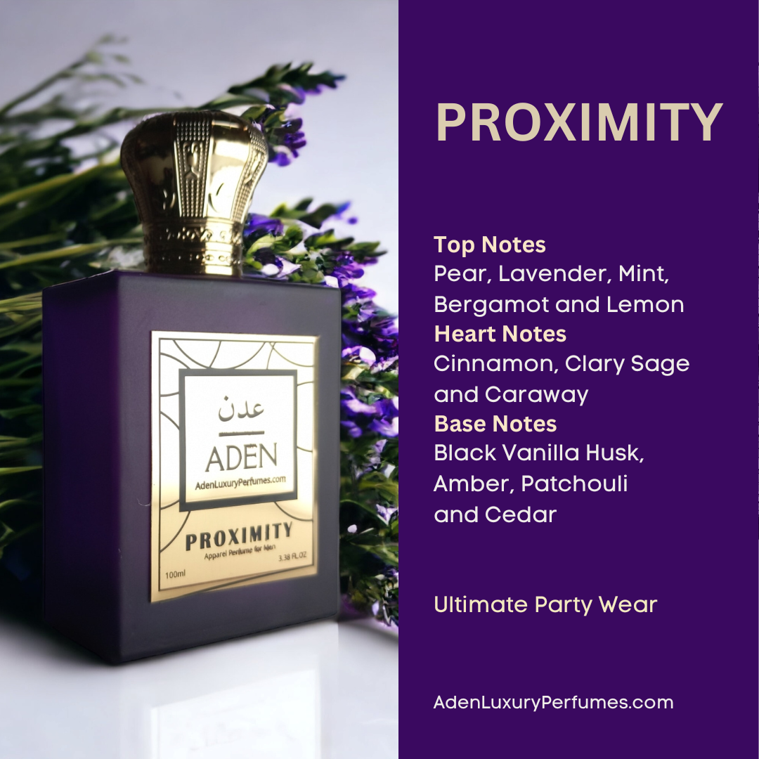 Proximity | The Ultimate Party Perfume | 100ml – AdenLuxuryPerfumes